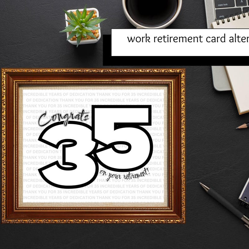 35 Work Anniversary - Etsy