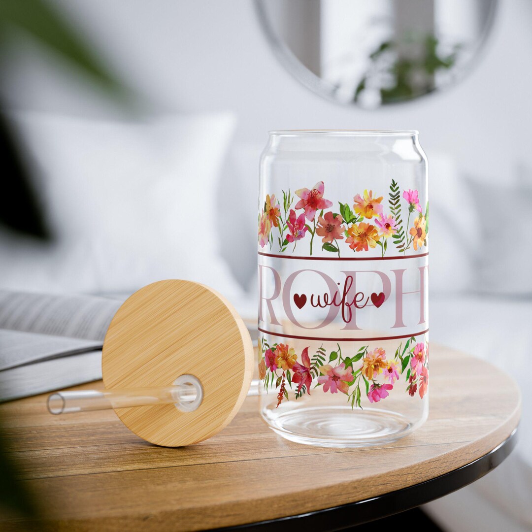 Trophy Wife Sipper Glass, Trophy Wife Cup, Wife Gift, Funny Glass, Gift ...