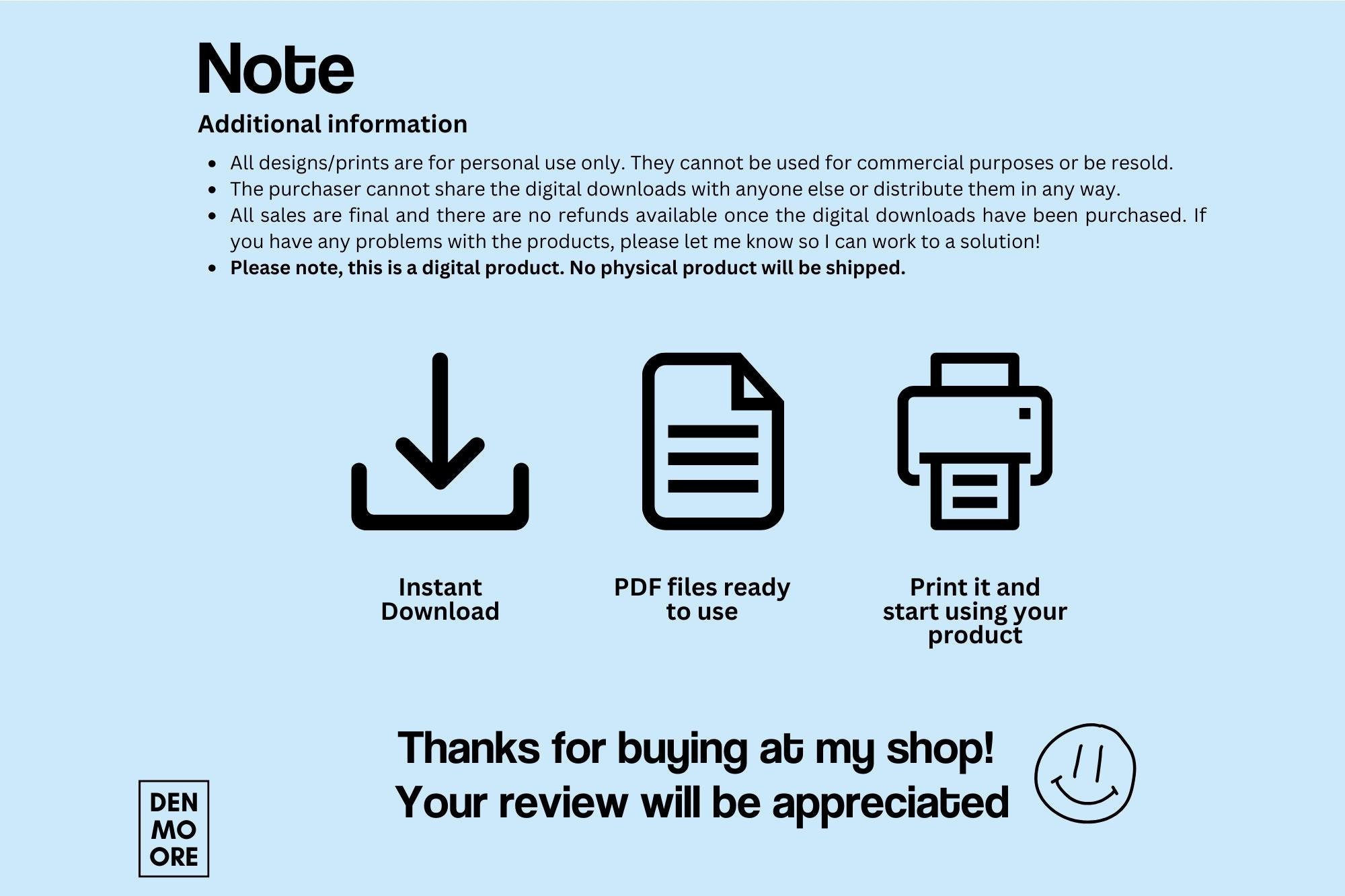 Printable To-do List Page in 5 Colors! - Etsy