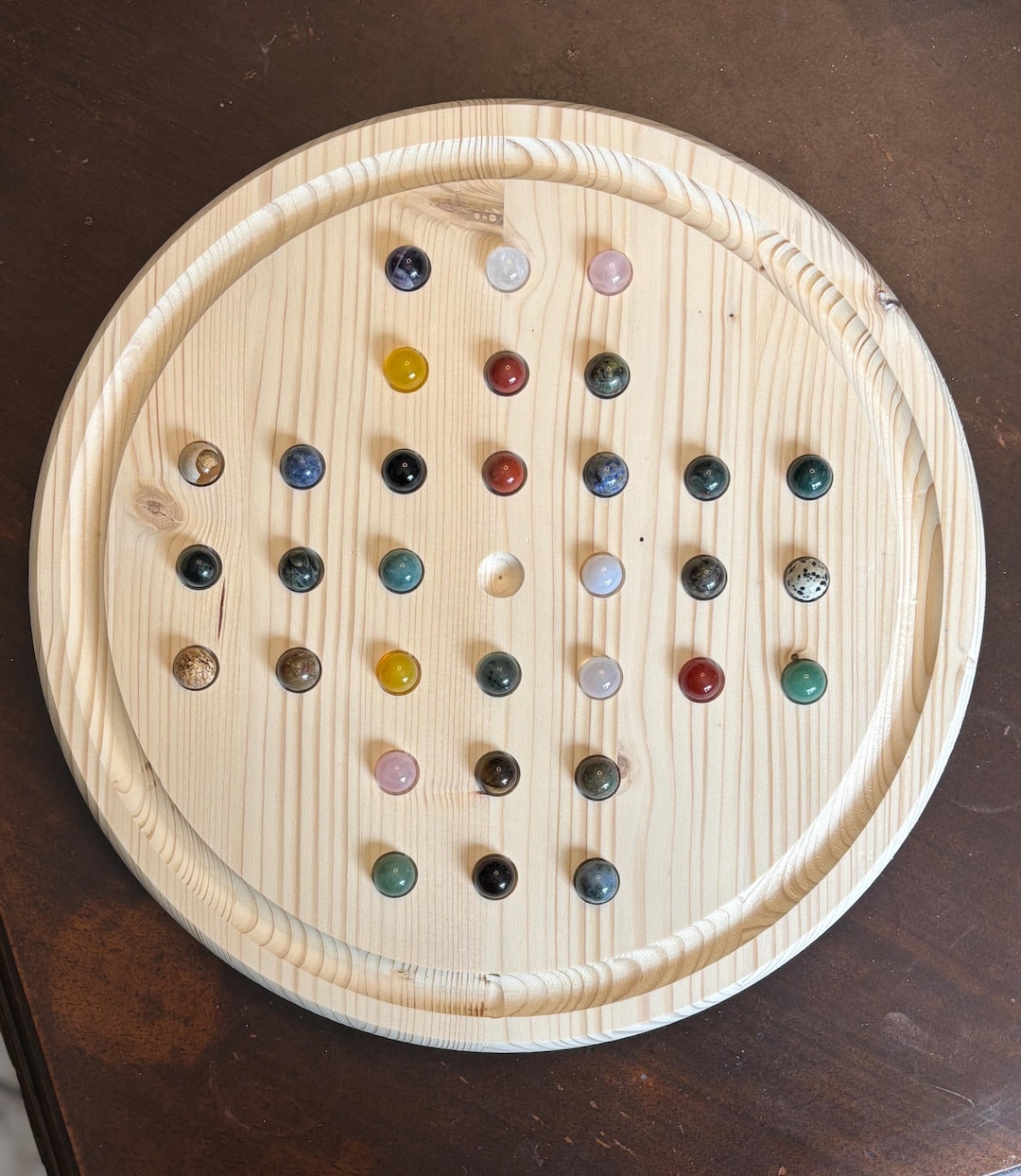 Marbles Solitaire Game - Etsy