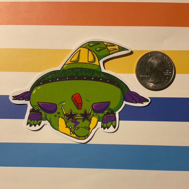 FNAF Security Breach Monty Montgomery Gator Matte Sticker - Etsy