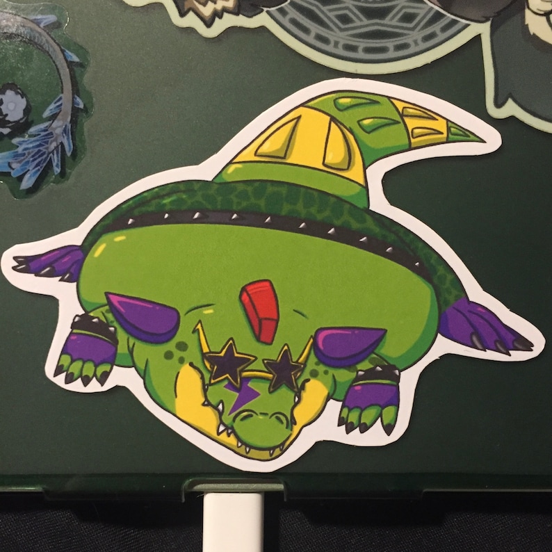 FNAF Security Breach Monty Montgomery Gator Matte Sticker - Etsy