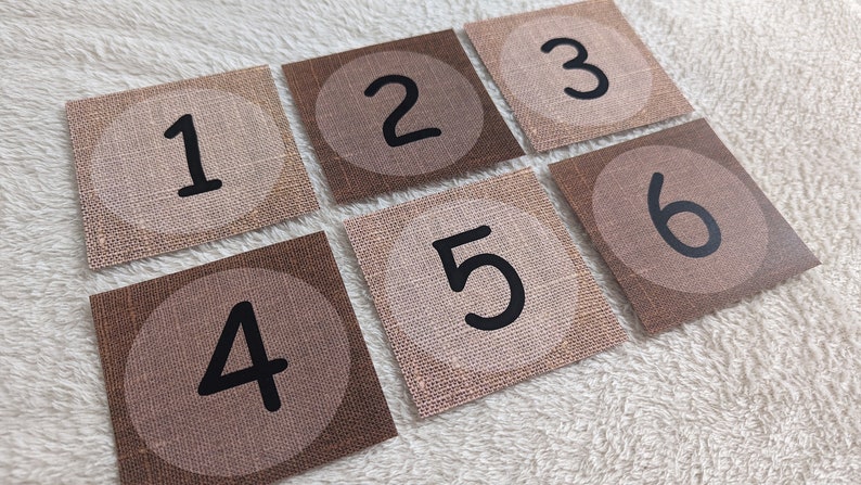 Natural Hessian Classroom Flashcards Editable Digital Download - Etsy