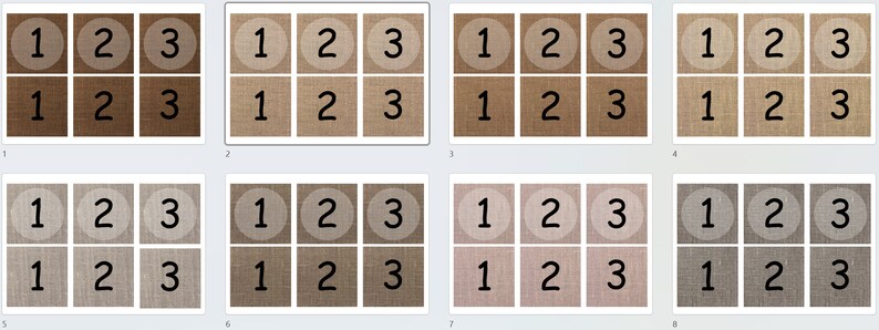 Natural Hessian Classroom Flashcards Editable Digital Download - Etsy