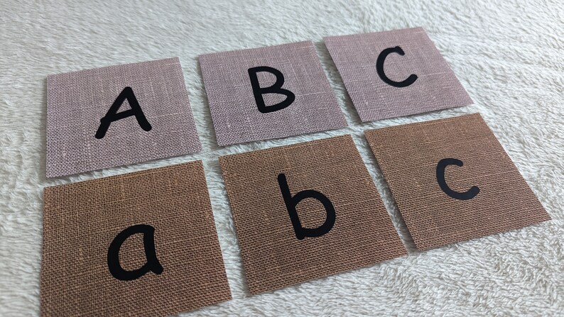 Natural Hessian Classroom Flashcards Editable Digital Download - Etsy