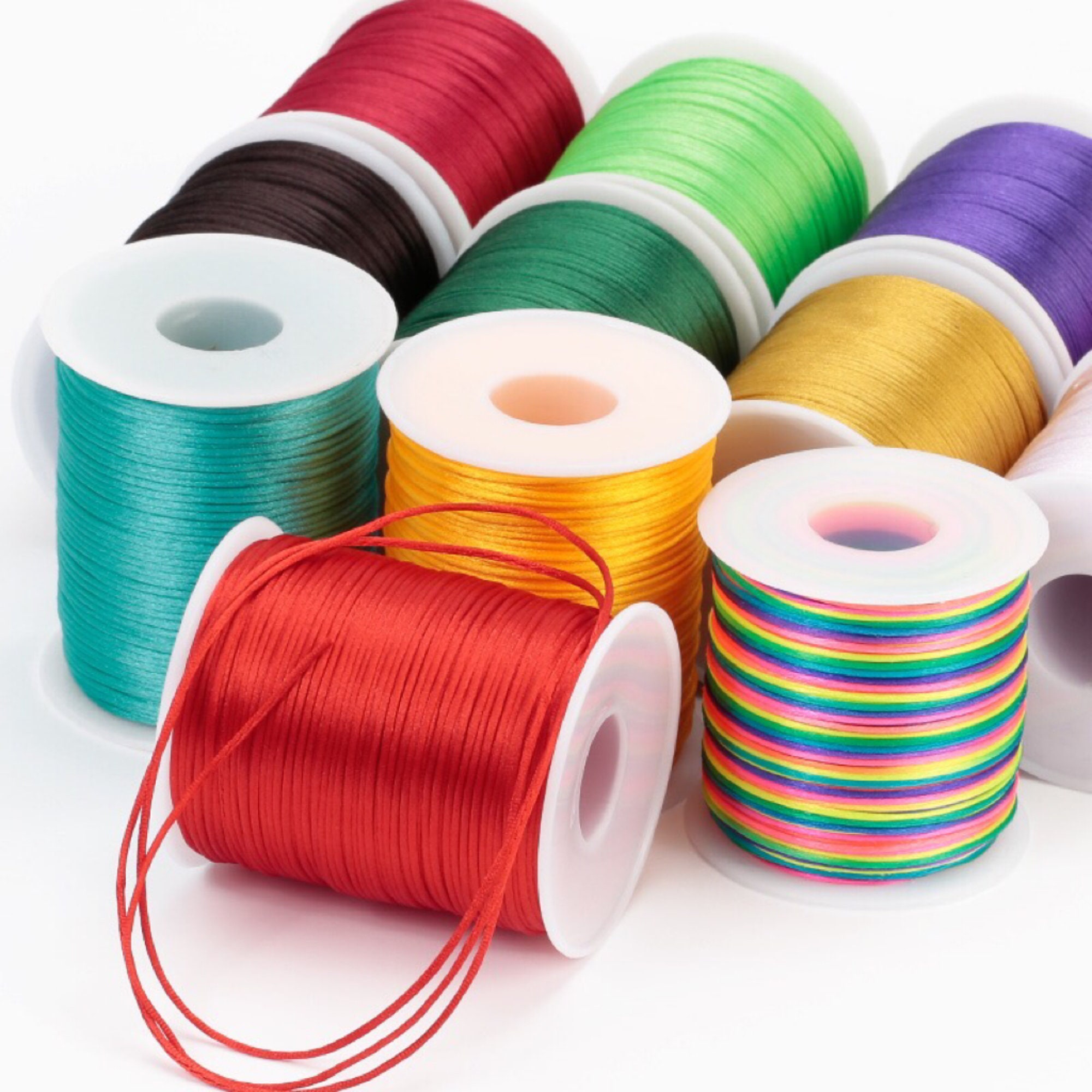 1.5mm Nylon Satin Rattail Cord/59 Feet 18 M per Unit/ DIY - Etsy