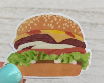 Cheeseburger Decal | Etsy