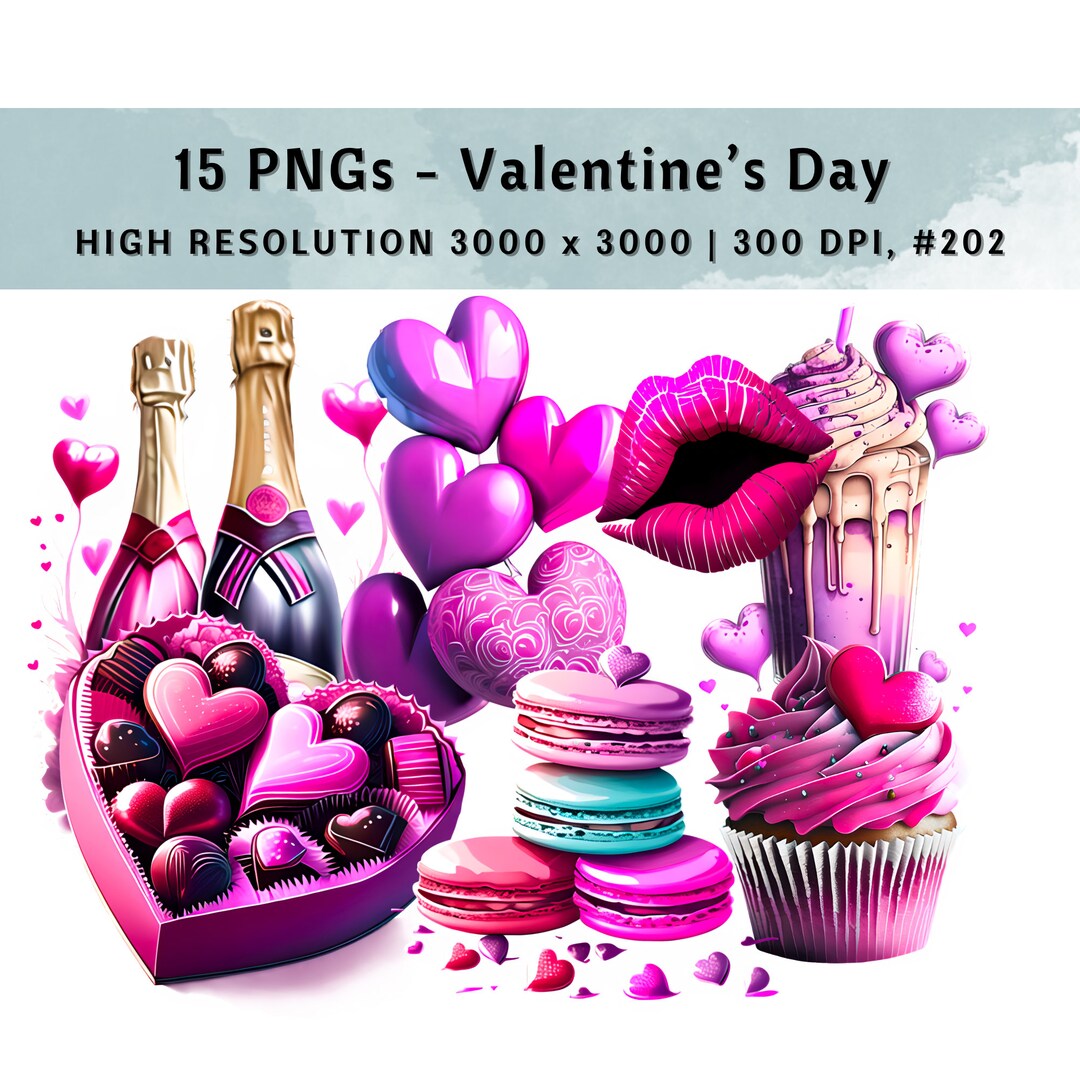 Valentines Day, PNG Clipart, High Resolution, PNG, Illustration, 300 ...