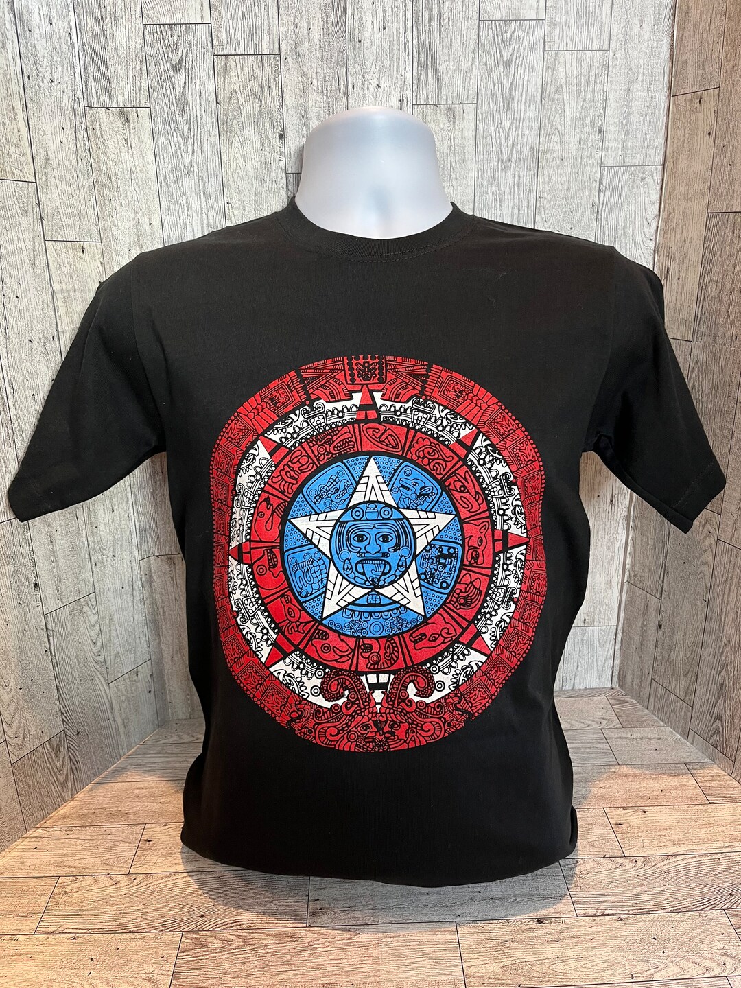 Superhero Aztec Graphic T-shirt - Etsy