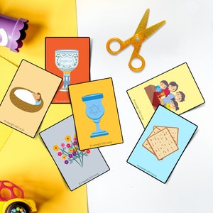 Printable Passover Flash Cards, Printable Passover Activities, Passover ...