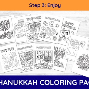 20 Printable Hanukkah Coloring Pages, Chanukah Activities, Hanukkah for ...