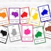 Hebrew Colors Flash Cards Hebrew Flash Cards Learn Your Colors in ...