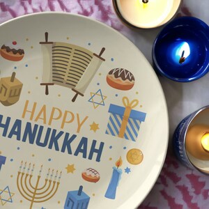 Hanukkah Plate, Hanukkah Platter, Chanukah Plates, Hanukkah Gifts ...