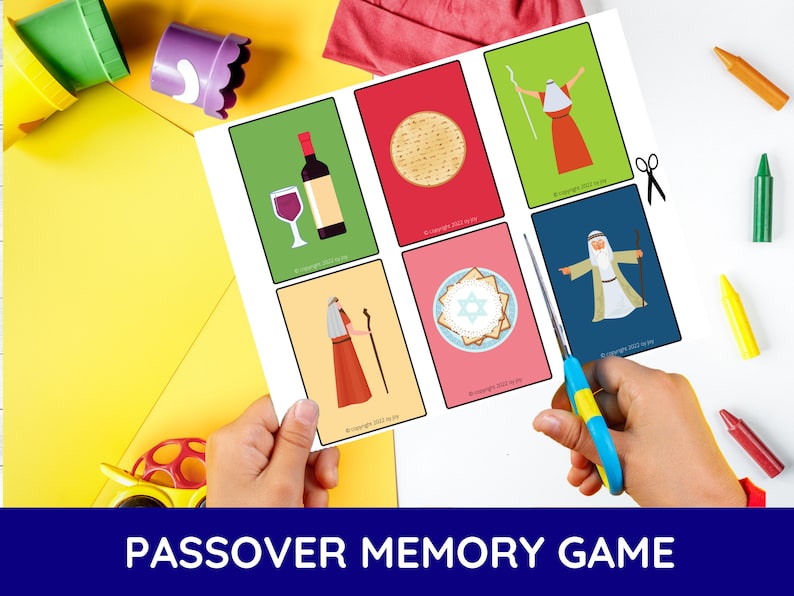 Printable Passover Flash Cards, Printable Passover Activities, Passover ...