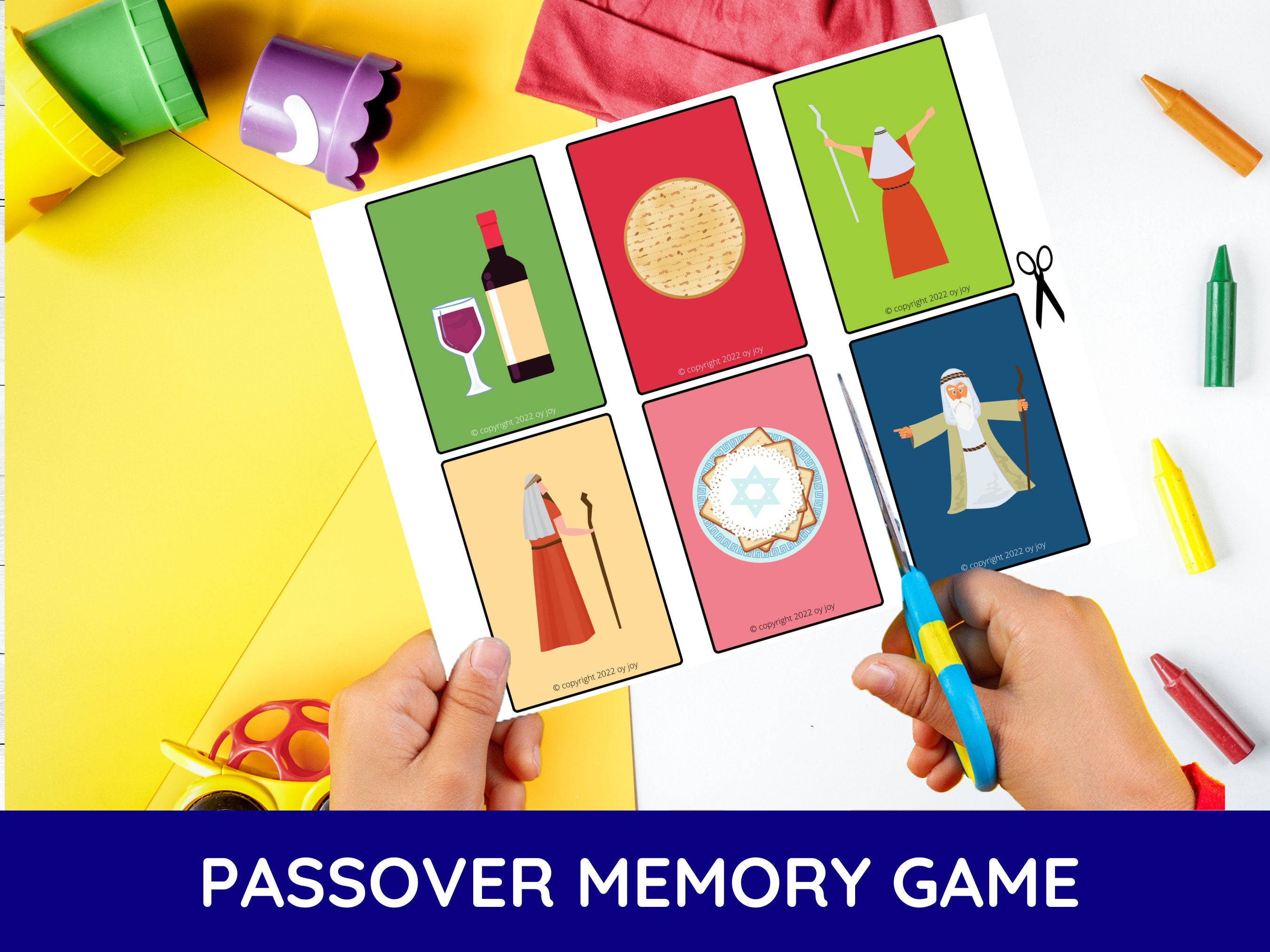 Printable Passover Flash Cards, Printable Passover Activities, Passover ...