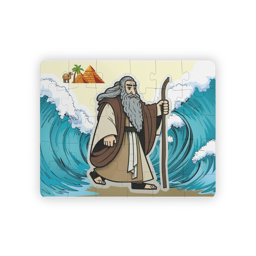 Passover Split the Sea Kids' Puzzle, 30-piece Passover Toddlers Gift ...