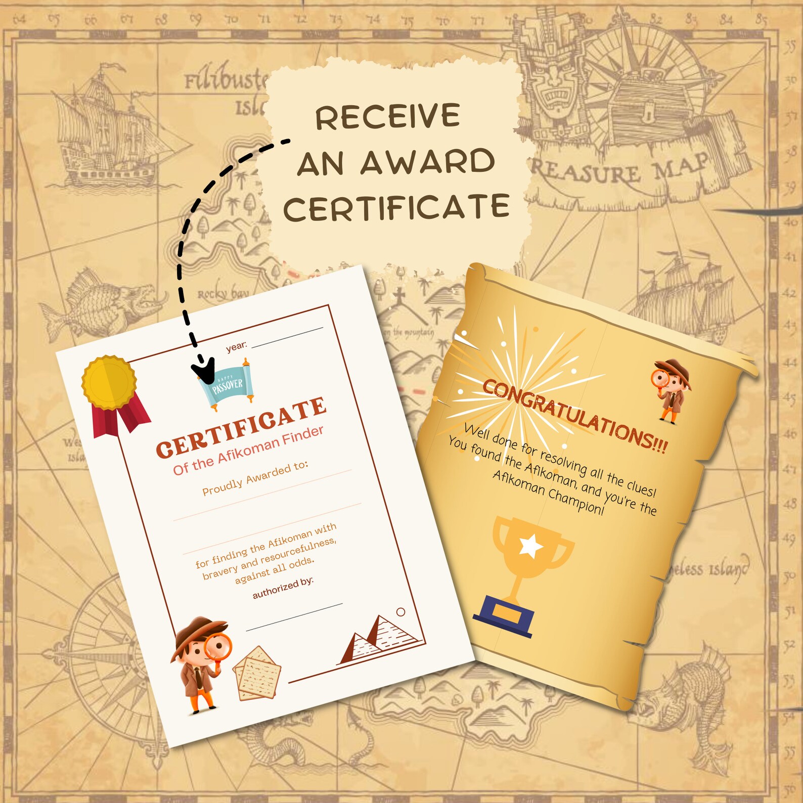 Printable Passover Treasure Hunt, Ages 9 and Up, Passover for Children ...