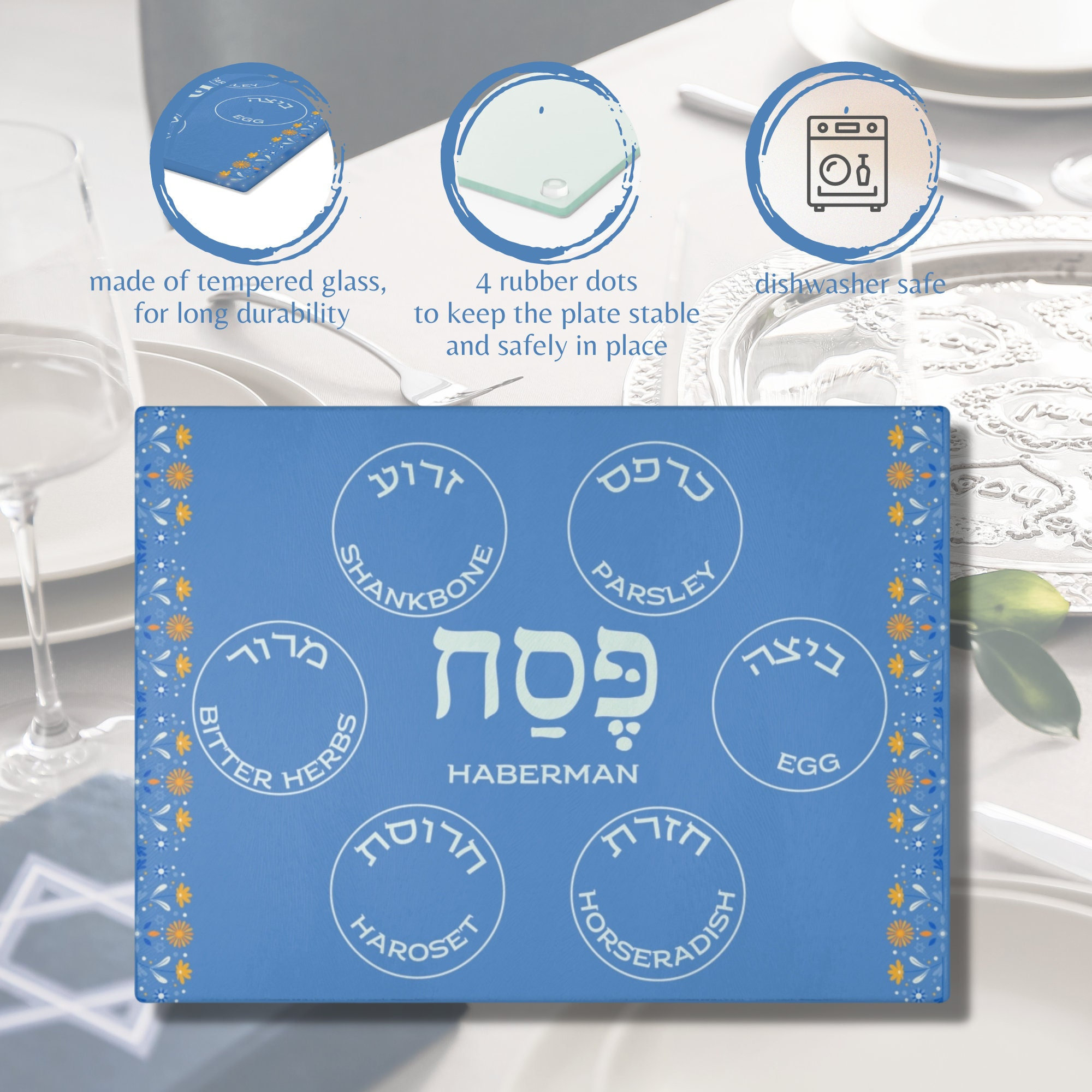 Passover Plate Passover Seder Plate Seder Plate Seder - Etsy