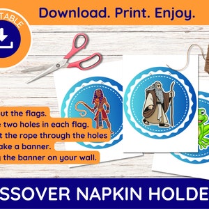 Printable Passover Banner, Seder Decoration, Passover Decorations ...