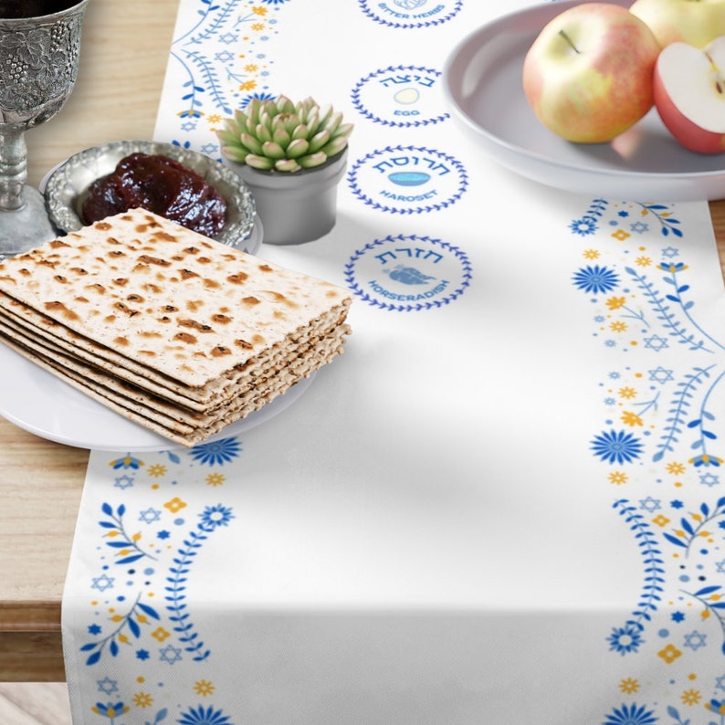 Passover Runner Passover Table Decoration Pesach Decor - Etsy