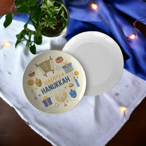 Hanukkah Plate, Hanukkah Platter, Chanukah Plates, Hanukkah Gifts ...