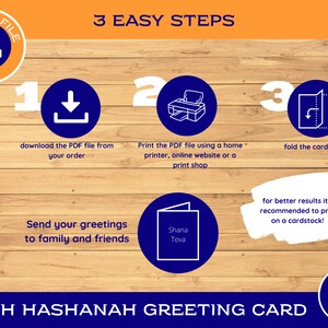Printable Rosh Hashanah Greeting Card Rosh Hashanah Card - Etsy