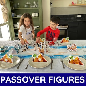 Printable Passover Figures, Seder Decoration, Passover Decorations ...
