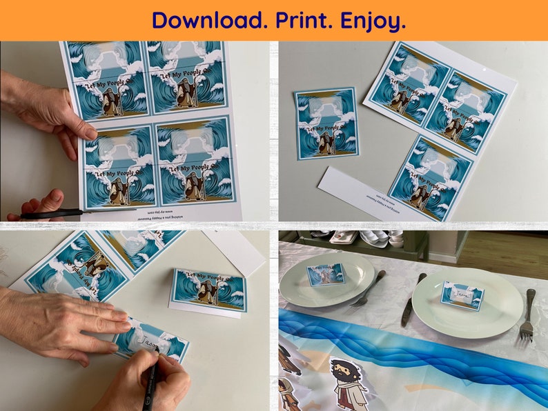 Printable Passover Place Cards Passover Decor Passover - Etsy