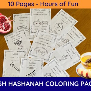 Printable Rosh Hashanah Blessings Card for Kids Rosh Hashanah - Etsy