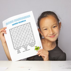 5 Printable Rosh Hashanah Activity Pages for Kids, Rosh Hashanah ...