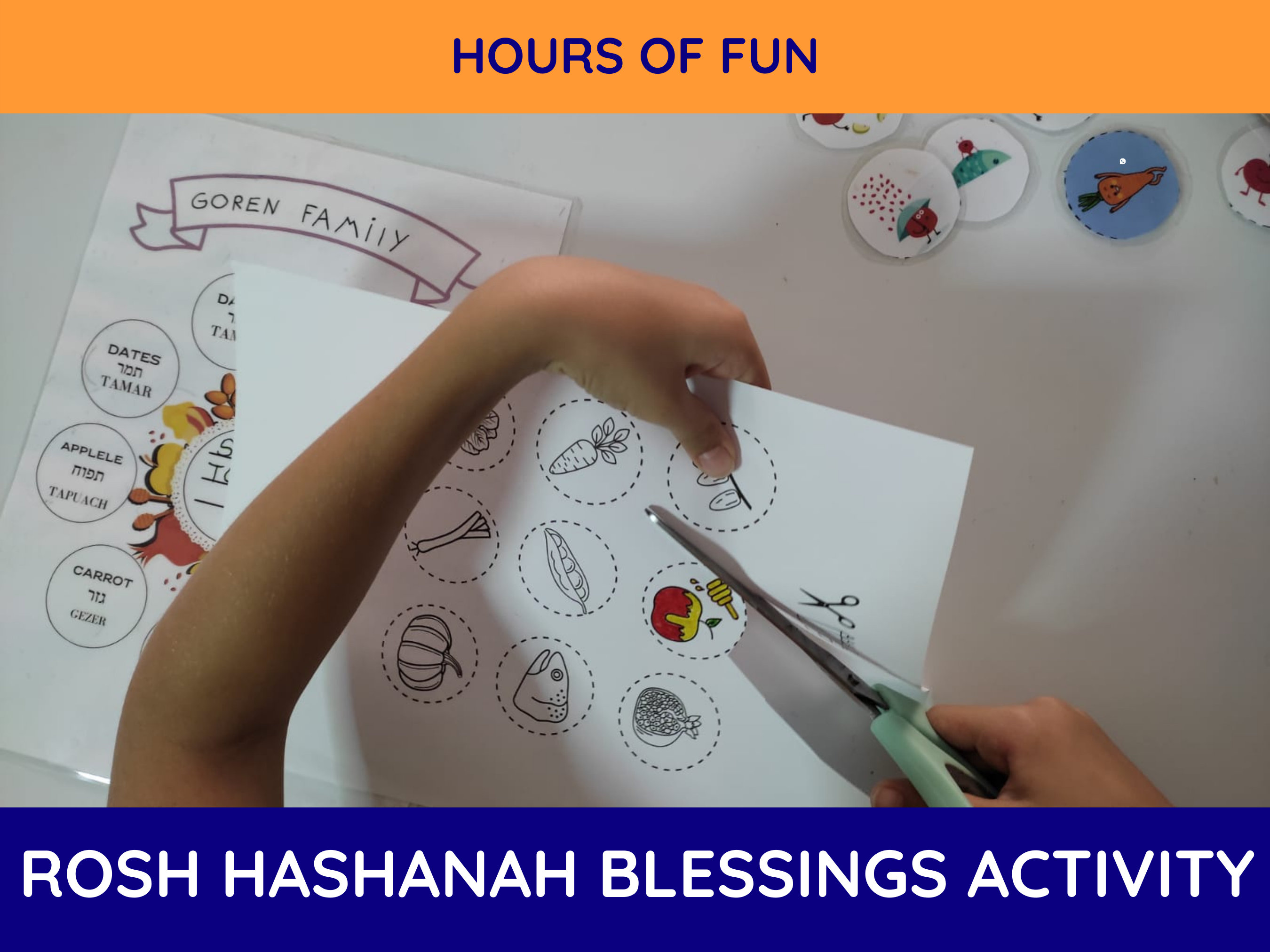 Printable Rosh Hashanah Activities Rosh Hashanah Kids Rosh - Etsy