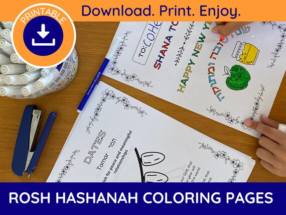 Printable Rosh Hashanah Blessings Card For Kids Rosh Hashanah Card ...