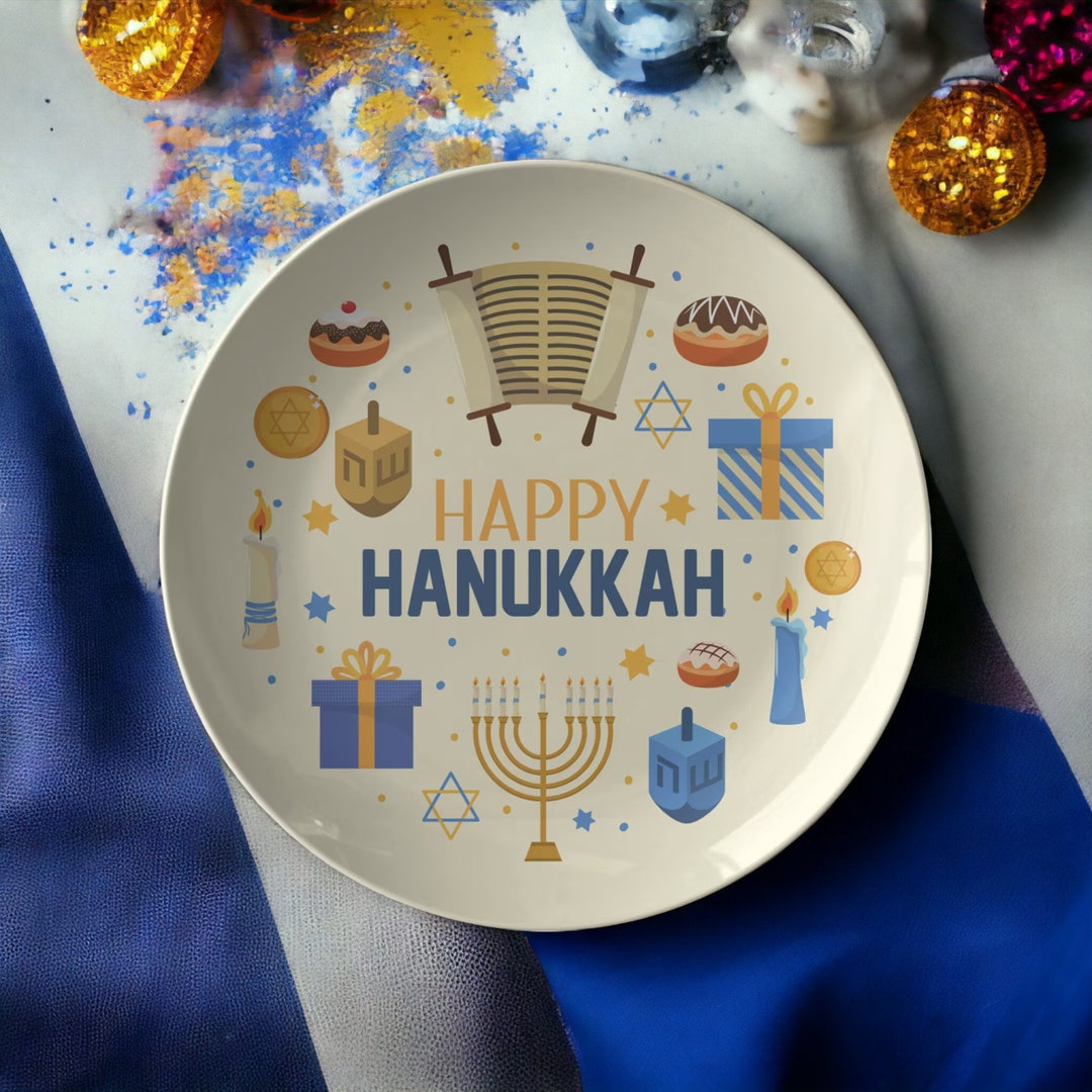 Hanukkah Plate, Hanukkah Platter, Chanukah Plates, Hanukkah Gifts ...