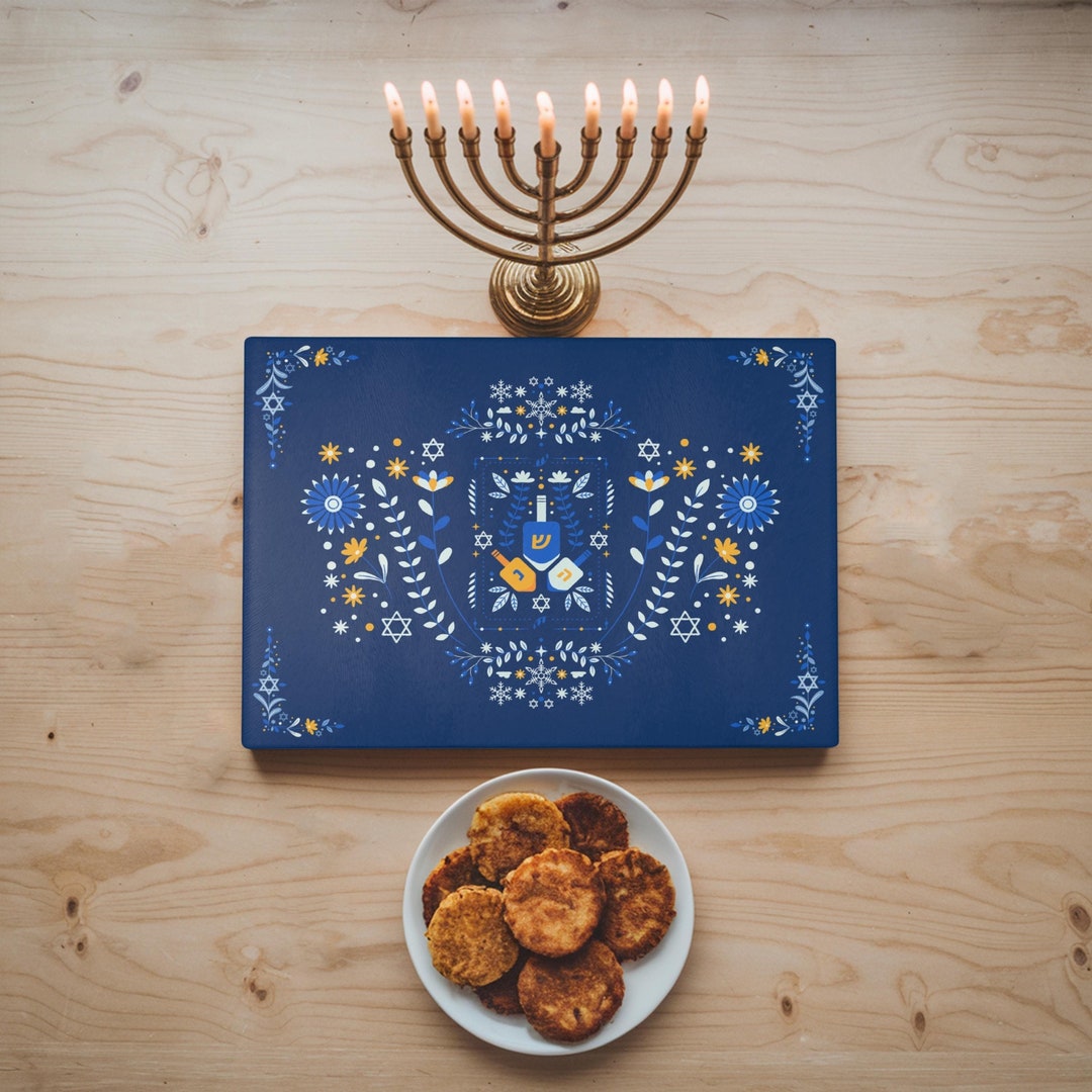 Menorah Drip Tray Candle Stick Drip Boards Menorah Drip Board Hanukkah ...