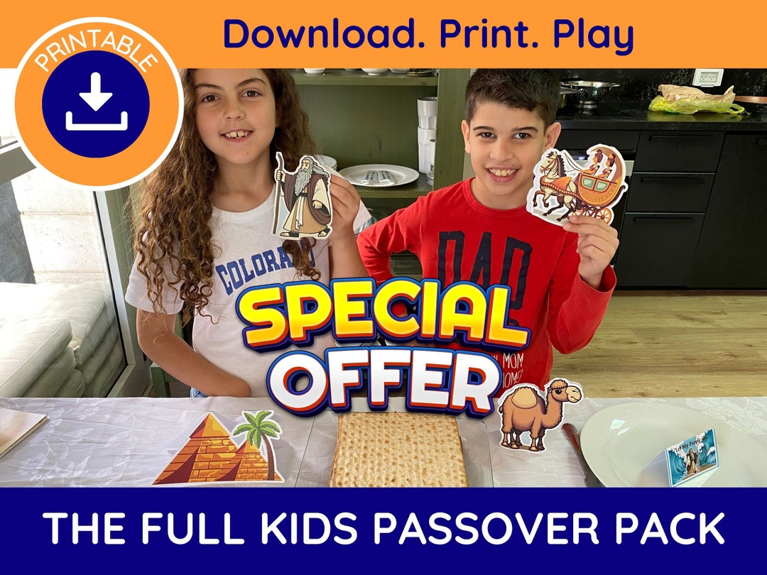 The Ultimate Passover Kids Printable Pack: Engage and Educate Your Kids ...