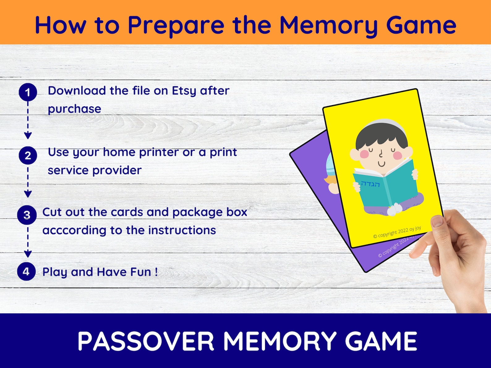 Printable Passover Flash Cards, Printable Passover Activities, Passover ...