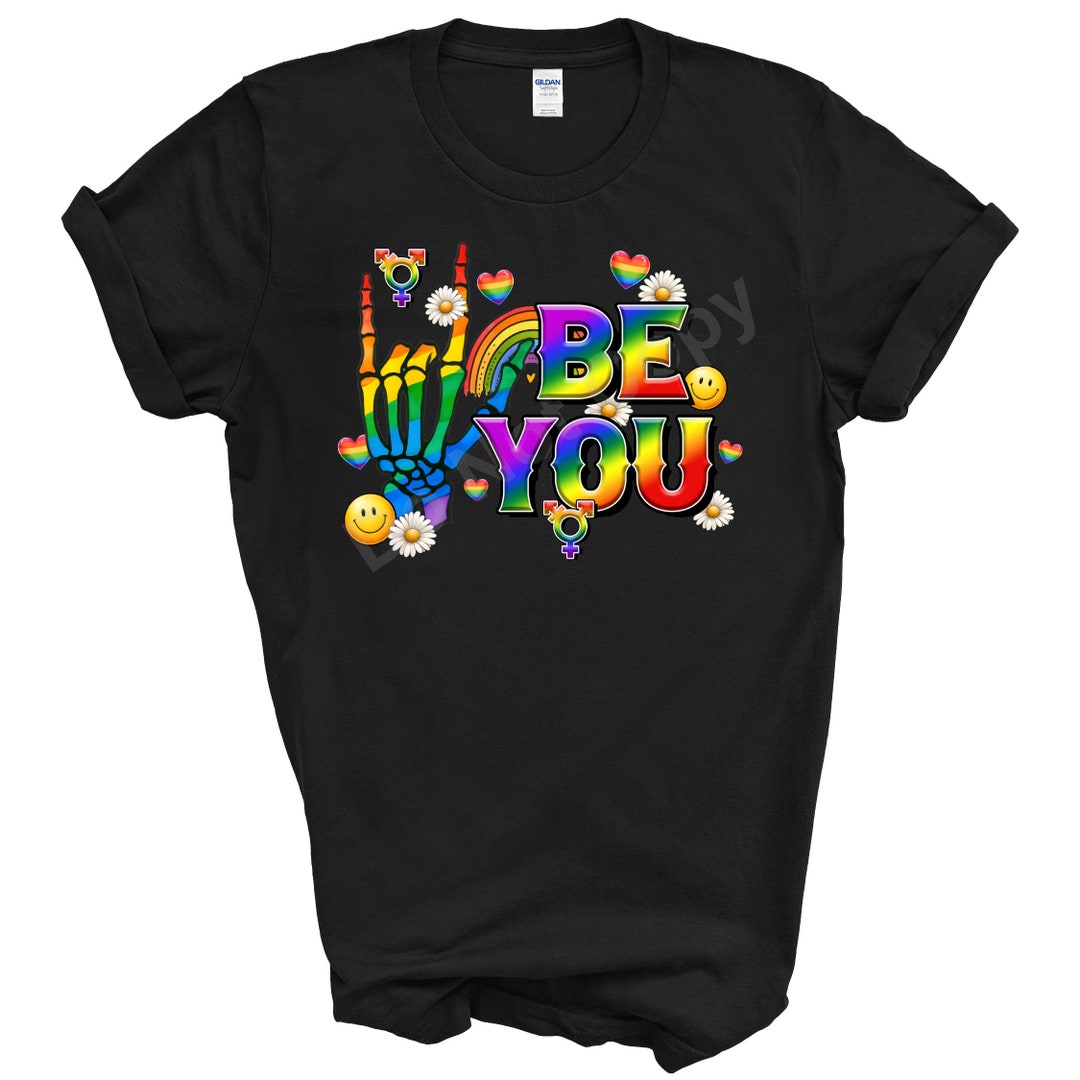Be You Pride Tshirt Clothing - Etsy