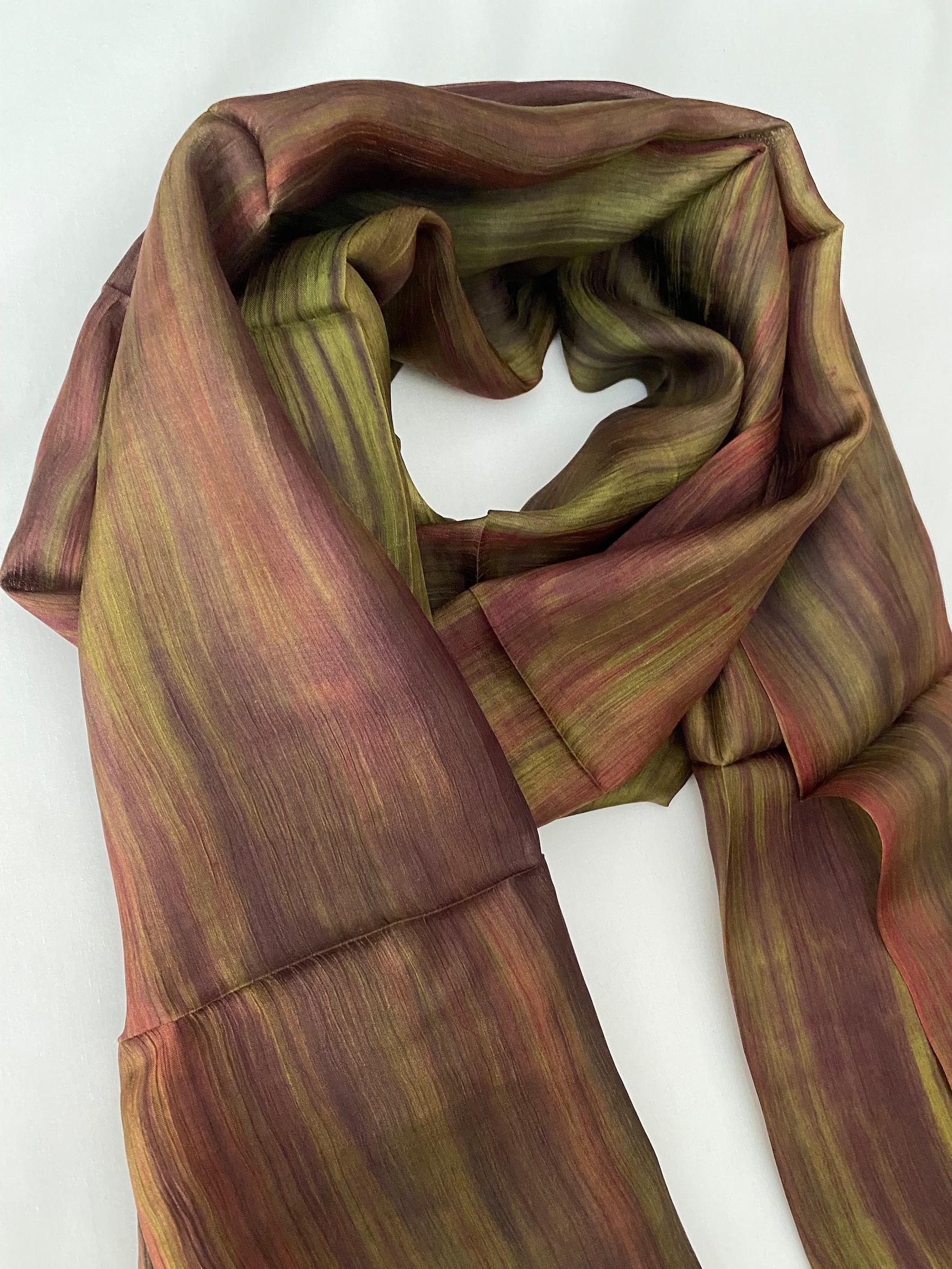 Mulberry Silk Scarf, Silk Scarves, 100% Silk, Soft Scarf, Hand Dyed ...
