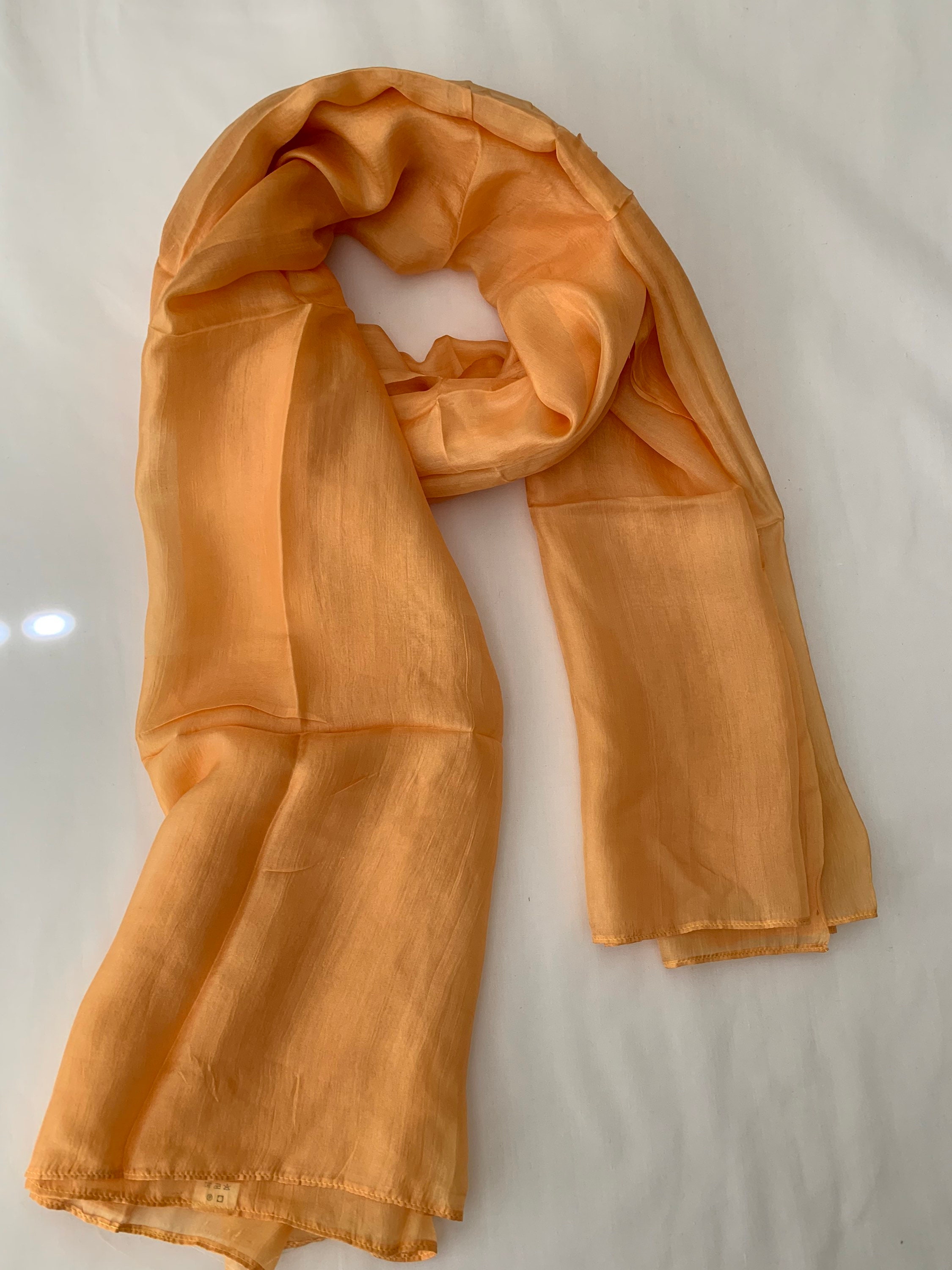 Silk Scarf, Silk Scarves, 100% Silk, Natural Silk Scarf, Smooth Scarf ...