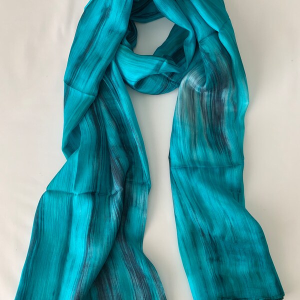 Turquoise Scarves - Etsy