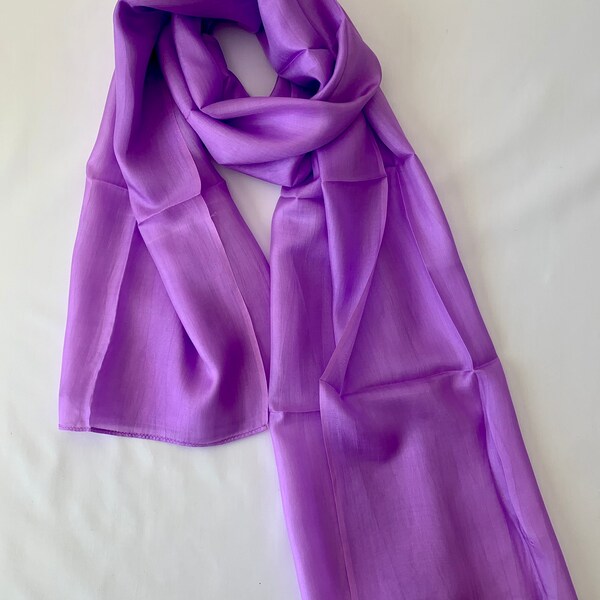 Purple Scarf - Etsy