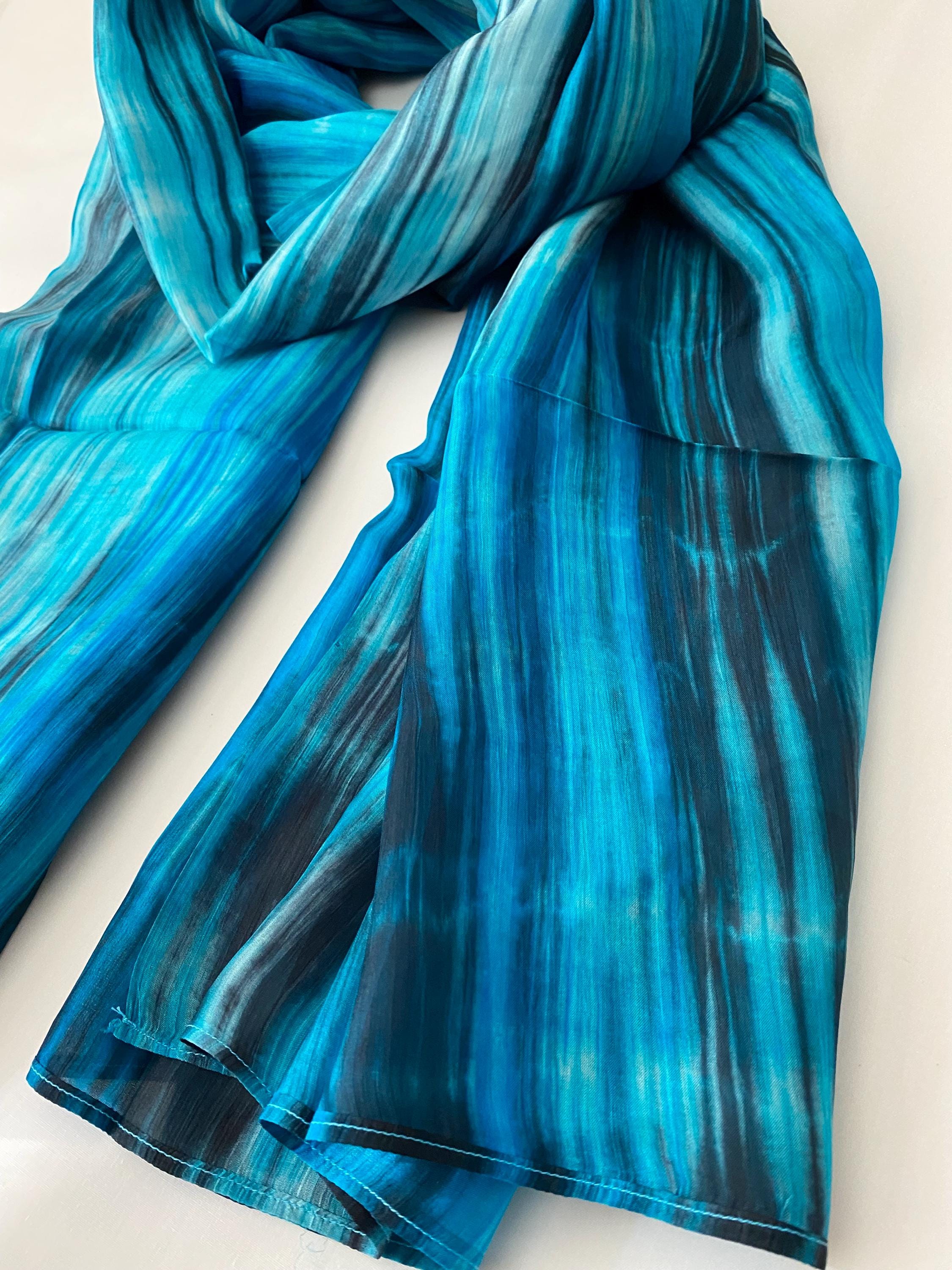 Silk Scarf, Silk Scarves, 100% Silk, Winter Scarf, Smooth Scarf, Soft ...