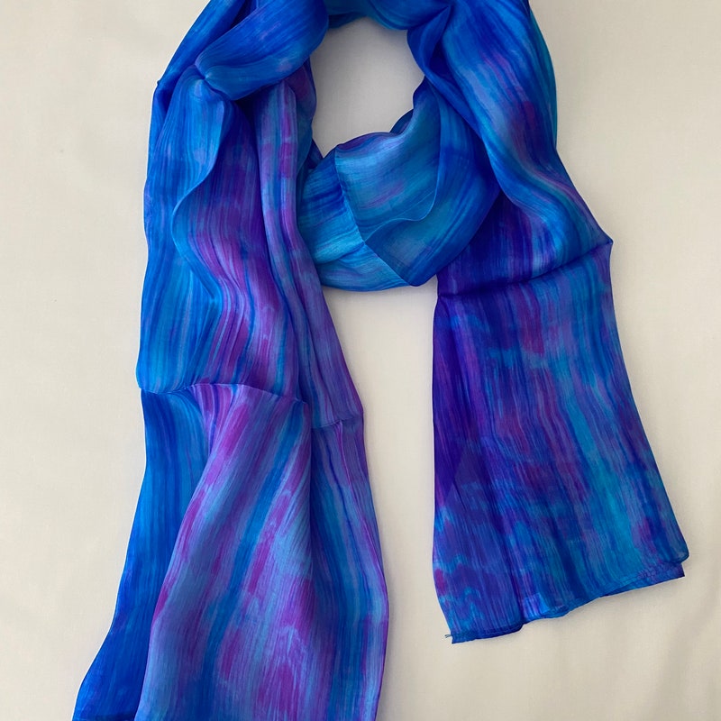 Blue Scarf - Etsy