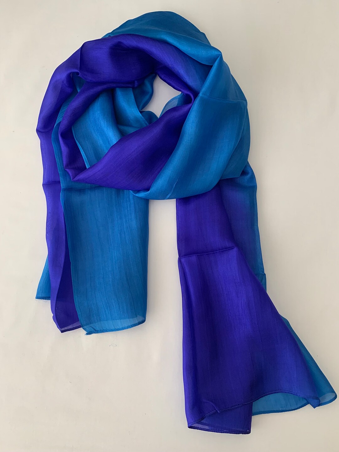 Mulberry Silk Scarf, Silk Scarves, 100% Silk, Soft Scarf, Hand Dyed ...