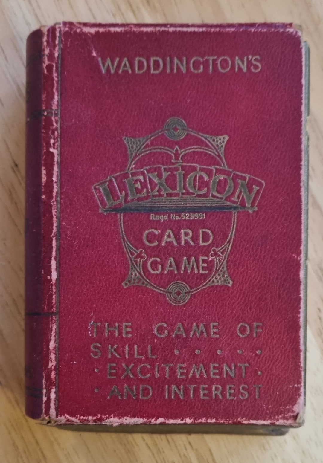 Vintage Waddingtons Lexicon Card Game - Etsy