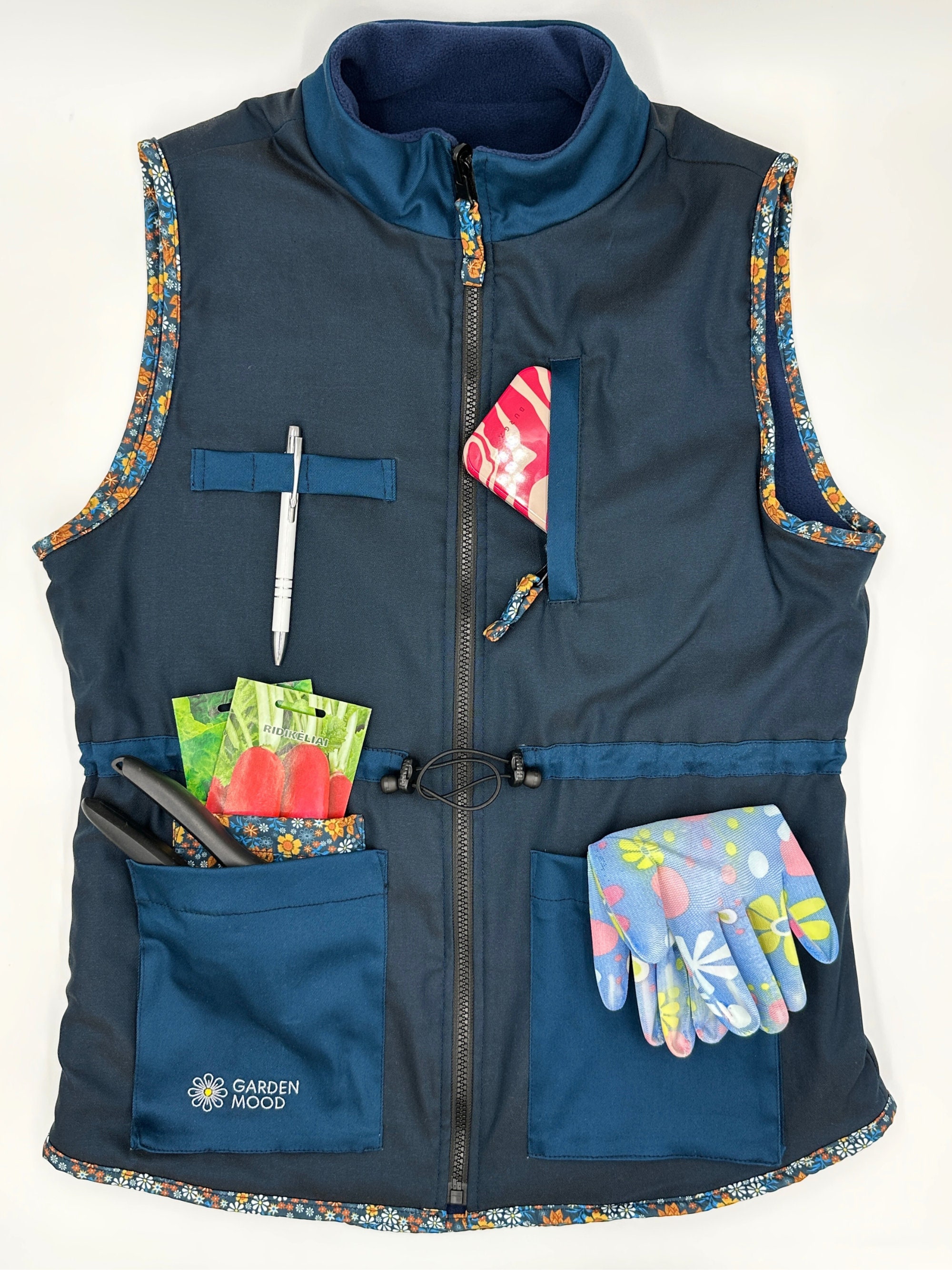 Custom Gardeners Reversible Female Vest, Double-sided Fleece Work ...
