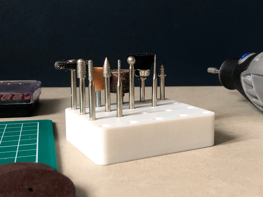 Dremel Bit Organiser Drill Bit Holder Workstation Dremel Accessories ...