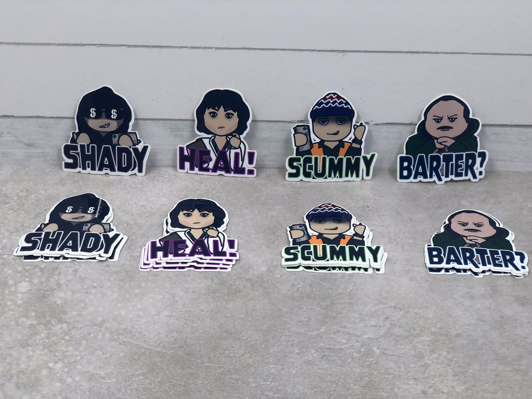 EFT Trader Stickers Tarkov Stickers Tarky Stickers - Etsy