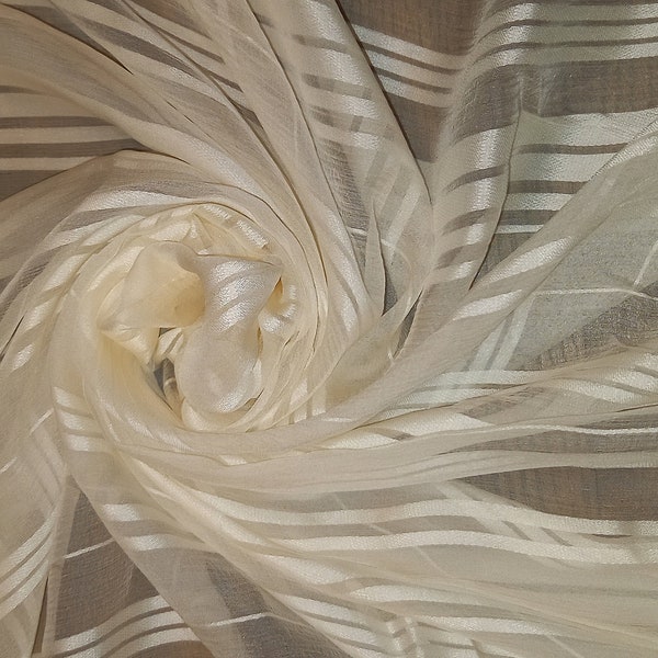 Stripe Silk Fabric - Etsy