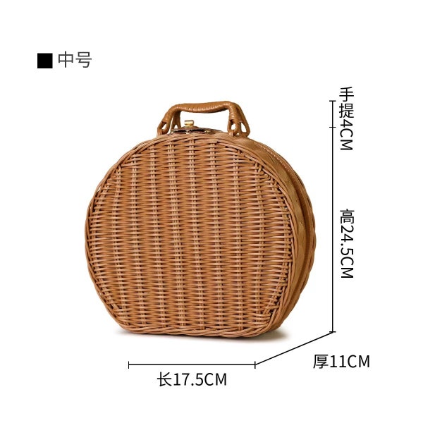 Round Suitcase - Etsy